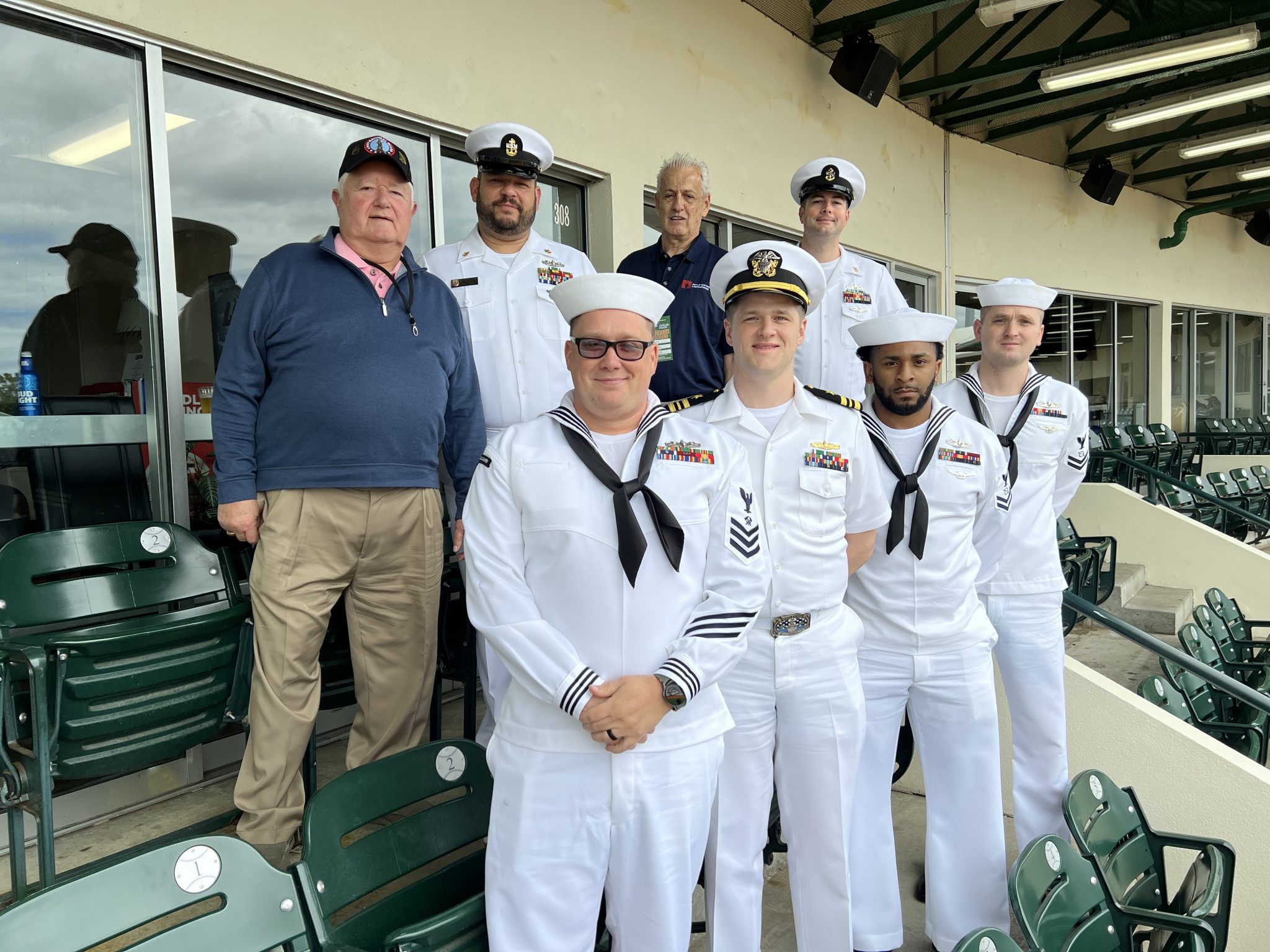 Retlif Hosts Crew of USS Patrick Gallagher at LI Duck’s Game Memorial ...